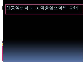 전통적조직과 고객중심조직의 차이 (대한축구협회 vs KT)-1페이지