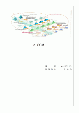 E-SCM(공급사슬관리)-1페이지