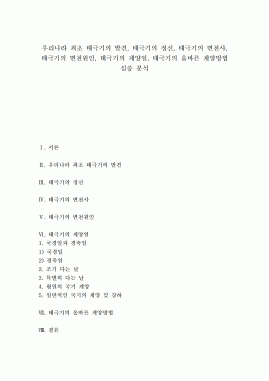 [태극기][한국 국기][대한민국 국기][태극기 변천사][태극기 게양방법]우리나라 최초 태극기의 발견, 태극기의 정신, 태극기의 변천사, 태극기의 변천원인, 태극기의 게양일, 태극기의 올바른 게양방법 심층 분석-1페이지