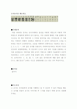 [사회과학] 숫자 놀이 활동계획안-1페이지