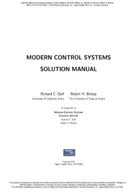 [Solution] Modern Control Systems 11th Ed Richard C.Dorf & Robert H.Bishop 솔루션-1페이지