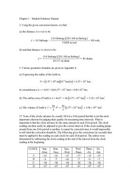 [Solution] 일반물리학8판 솔루션(Ch1 ~ 39)-1페이지