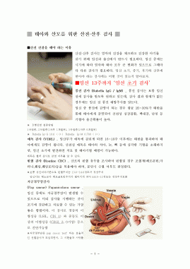 산전 · 산후 검사-1페이지