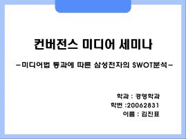 삼성전자 SWOT 분석 A+-1페이지