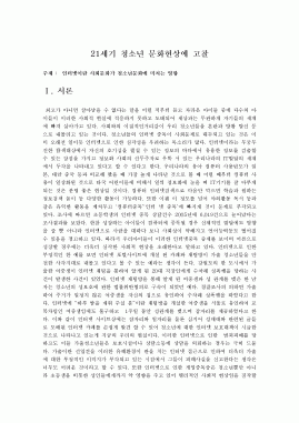 21세기 청소년 문화현상에 고찰-1페이지