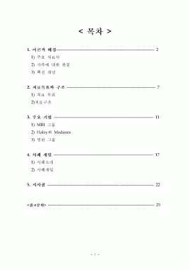 전략적가족치료모델 이론 및 사례개입 보고서(사회복지실천기술론)-1페이지