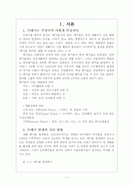 쓰레기 환경문제와 정부정책 -1페이지