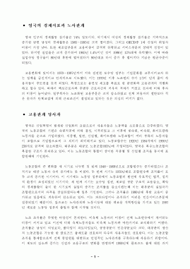 영국의 노사관계 레포트-1페이지