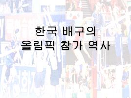 한국배구의 역사, 여자배구의 역사-1페이지