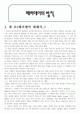 페러데이의 법칙-1페이지