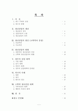 청년실업(고학력자 중심)의 대책에 관한 연구 보고서-1페이지