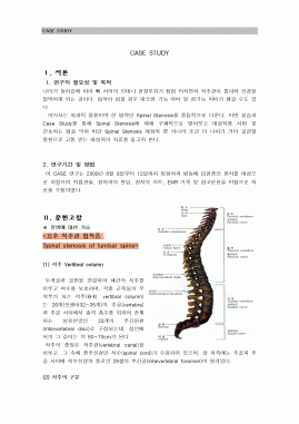 성인간호 척추협착증 case (spinal stenosis)-1페이지