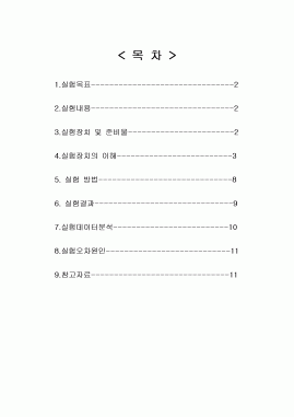 압력측정 실험보고서-1페이지