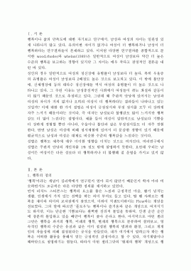 행복에 영향을 미치는 요인들-1페이지