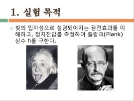 물리학 실험, Planck Constant (플랑크상수)ppt 결과자료-1페이지