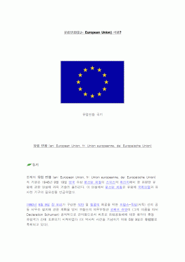 유럽연합(EU- European Union) 이란-1페이지