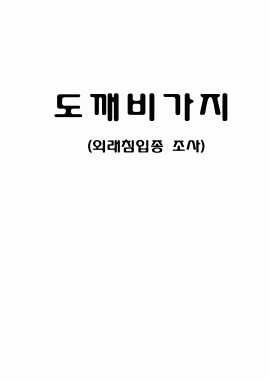 외래침입종 도깨비가지-1페이지