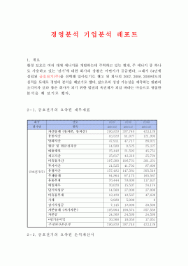 금호전기 경영분석 제무제표분석 [레버리지비율등]-1페이지