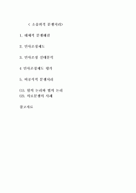 소송외적 분쟁처리-1페이지