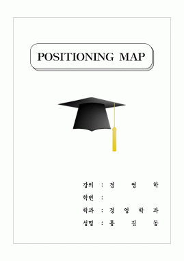 기업분석, 4개 기업 포지셔닝 분석-1페이지