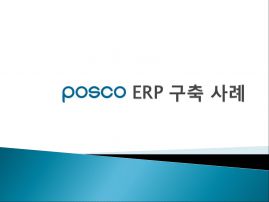 POSCO ERP 구축 사례-1페이지