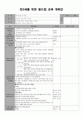 만3세월드컵교육계획안.만4세를위한월드컵교육계획안-1페이지