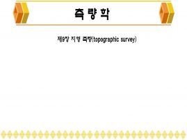 지형 측량(topographic survey)-1페이지