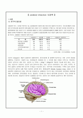 뇌경색 case study-1페이지