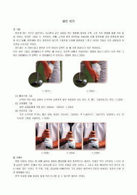 골프 치기-1페이지