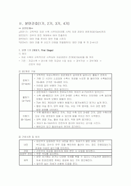 분만과정(1~4기)-1페이지