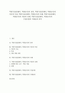 역할극(롤플레이, 역할놀이) 정의, 역할극(롤플레이, 역할놀이) 이론과 특징, 역할극(롤플레이, 역할놀이) 사례, 역할극(롤플레이, 역할놀이) 적용과 실제, 역할극(롤플레이, 역할놀이) 수업모형과 기대효과 분석-1페이지