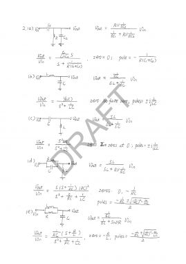 Razavi - fundamentals of microelectronics(전자회로) 14장 솔루션-1페이지