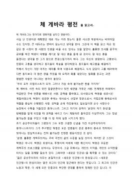 우수독후감-체 게바라 평전 을 읽고서-1페이지