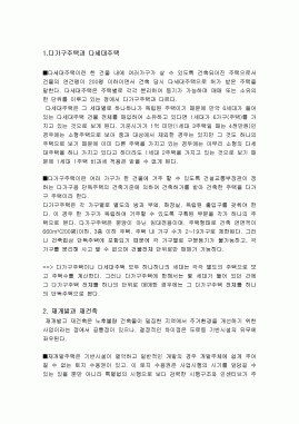 최근 한국내 주택정책과 관련하여 짚고가야 할 주제들-1페이지