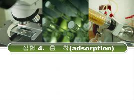 흡착(adsorption) 실험-1페이지