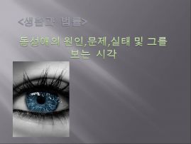 동성애에 대한 시각-1페이지