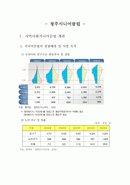 (지역사회복지 기관방문) 청주시니어클럽 기관조사 보고서-1페이지