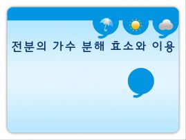 전분의 가수 분해 효소와 이용-1페이지