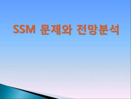 ssm 문제와 전망분석-1페이지