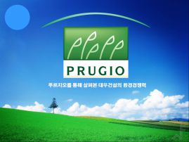 대우건설 푸르지오prugio의 환경마케팅과 마케팅전략도출-1페이지