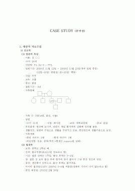 모성 간호학 CASE( 분만장 케이스 ) - 조기진통 PTL 대상자-1페이지