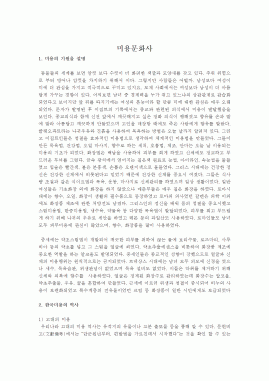 미용의 기원과 고대이집트의 수식 및 두발양식에 관한 설명 -1페이지