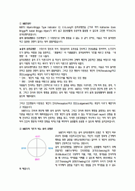 MBTI 란 무엇인가-1페이지