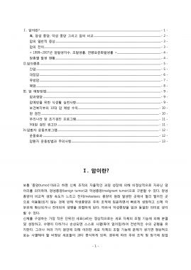 암이란 무엇인가? 암 종류, 암 정보, 암 운동법, 암예방, 암 자가진단법 등-1페이지