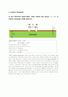 Coplanar Waveguide/ SIW-1페이지