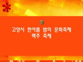 맥주페스티발(한여름밤의 문화축제)-1페이지