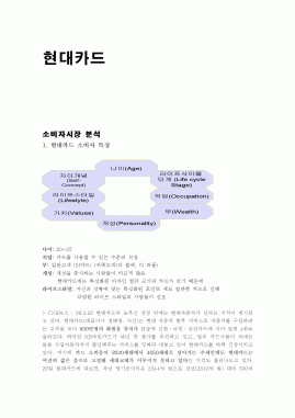 현대카드 경영분석과 소비자행동분석-1페이지