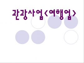 관광사업(여행업)-1페이지