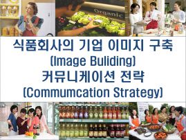 식품회사의 기업 이미지 구축 (Image Buliding)커뮤니케이션 전략(Commumcation Strategy)-1페이지