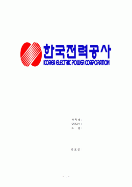 한국전력공사-1페이지